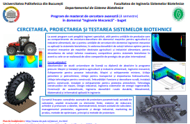 Admitere Master – Facultatea de Ingineria Sistemelor Biotehnice